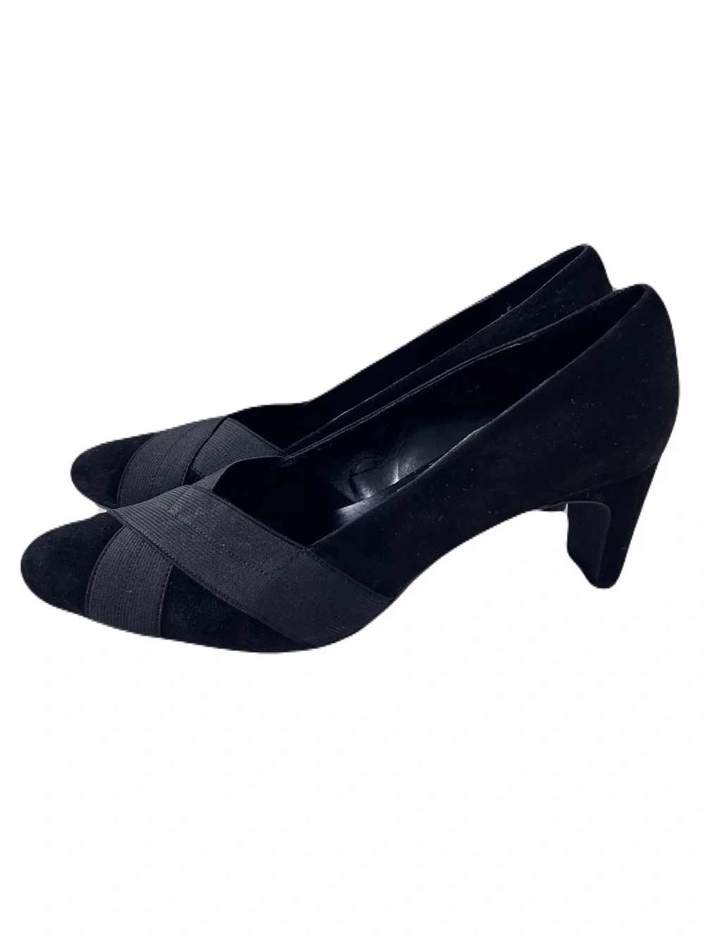 Vaneli | Shoes | Vaneli Black Suede Criss Cross Pumps Size 8 | Poshmark